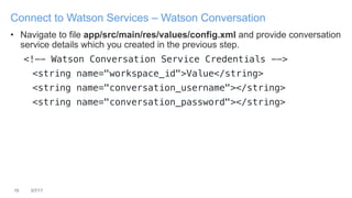 Create Your Own Voice Assistant Using Watson and IBM Bluemix | PPT
