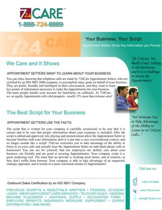 724 Care Brochure | PDF