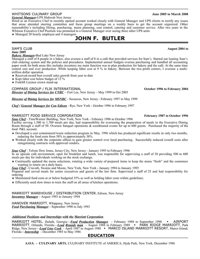 Butler, John, Resume 11.14