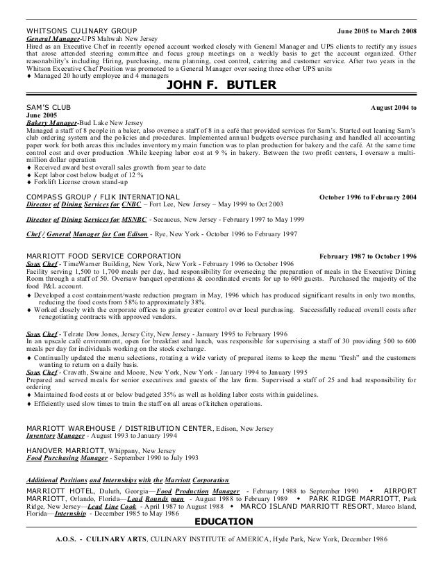 Butler, John, Resume 11.14