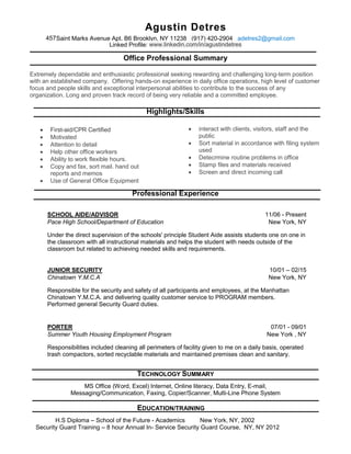 Agustin MTA Resume | PDF