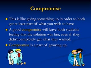 Conflict resolution in adolescents and adults | PPT