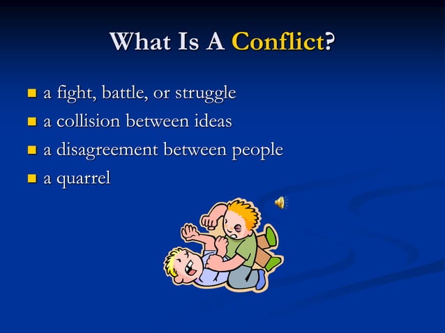 Conflict resolution in adolescents and adults | PPT