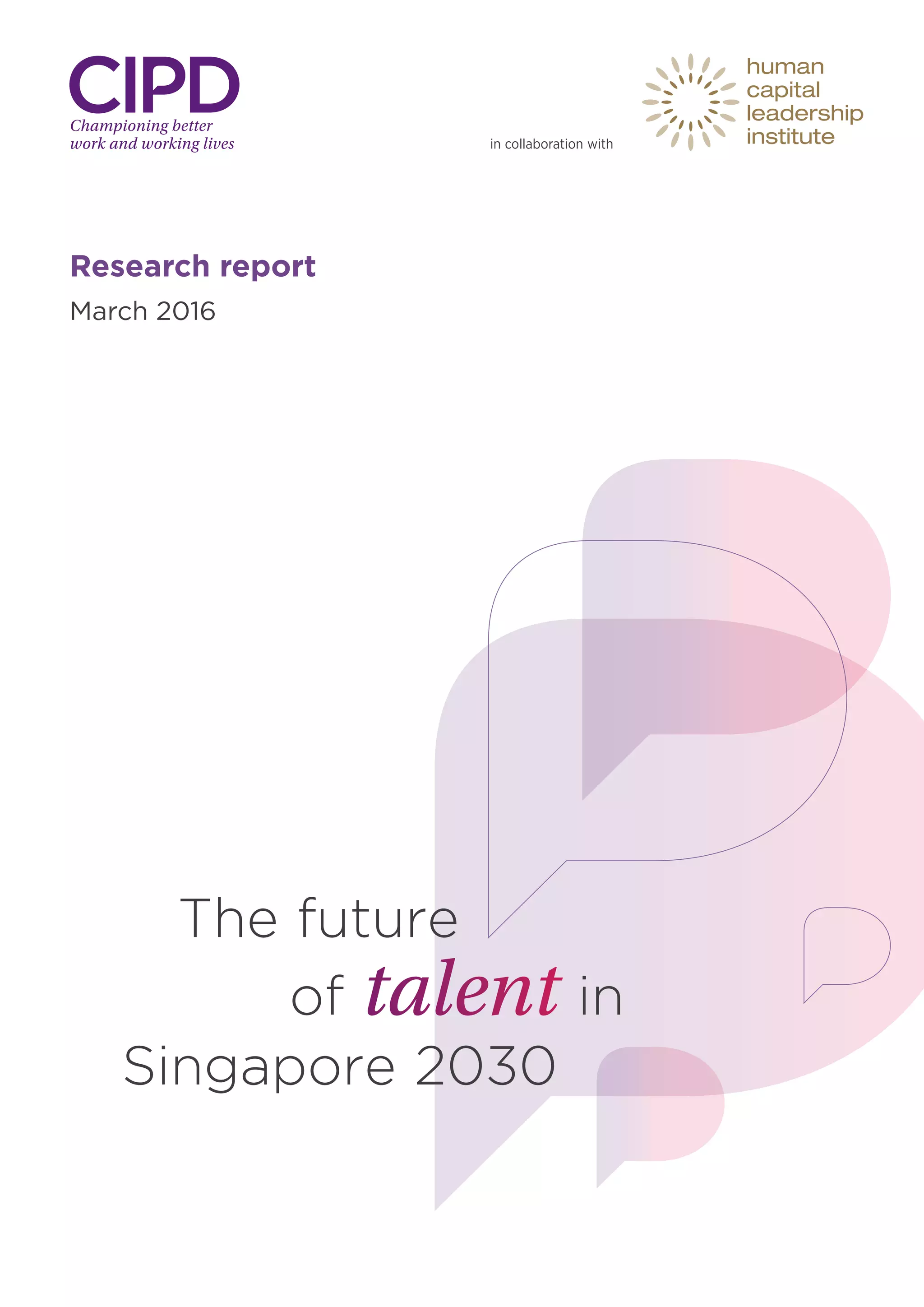 The Future of Talent in Singapore 2030 | PDF