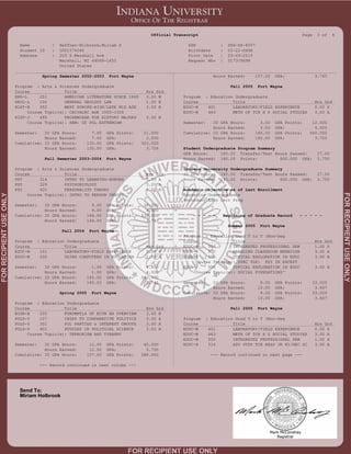 IU OfficialTranscript | PDF