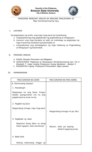 Disaster Prevention and Mitigation Detailed Lesson Plan.docx