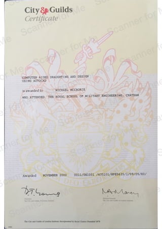 Michael McCrorie_Certificates | PDF