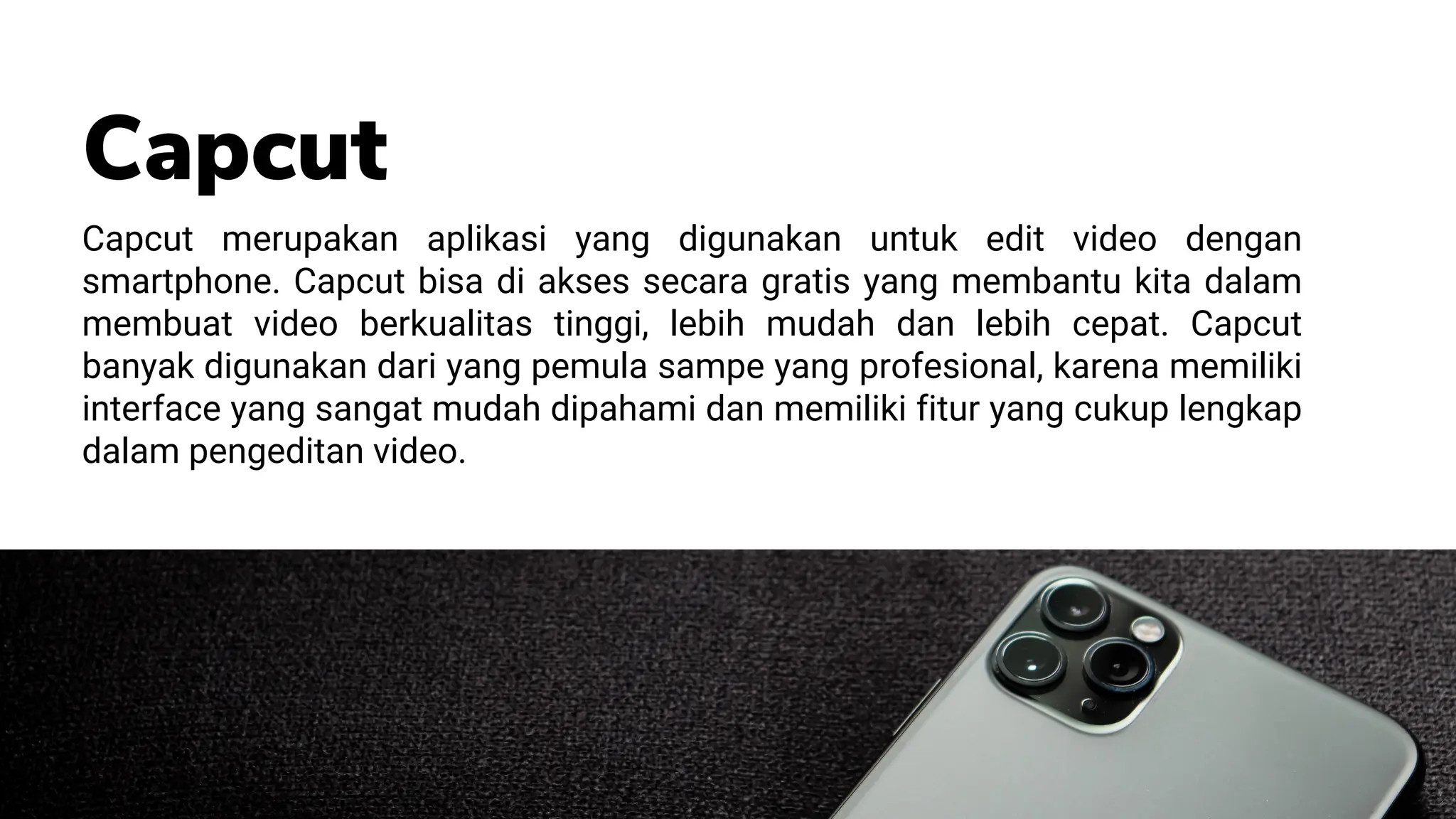 mahir Ngedit video pakai handphone dengan capcut | PDF