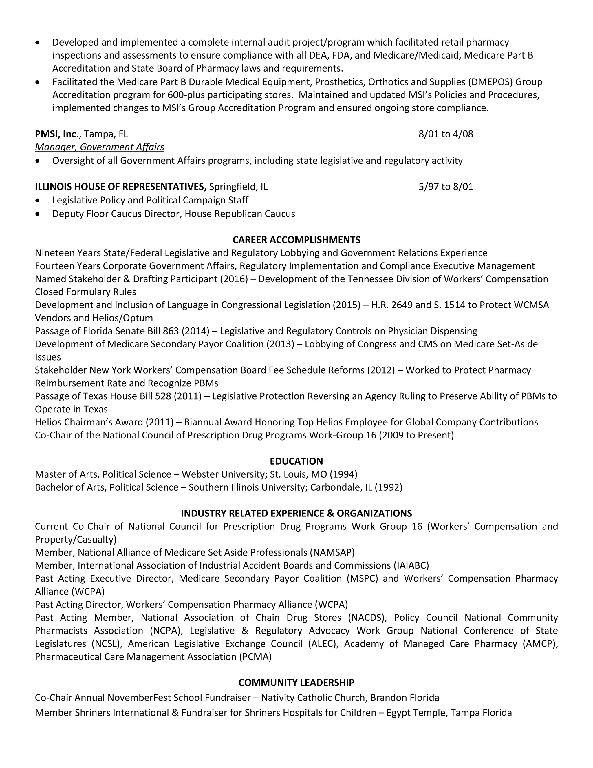 Kevin Tribout - Resume 2016 (11-1-16) | PDF