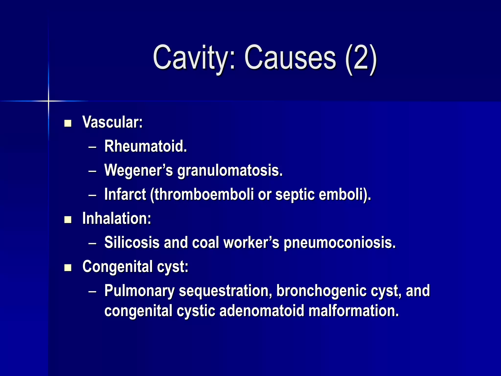 Cavitary & Cystic Lesions.ppt