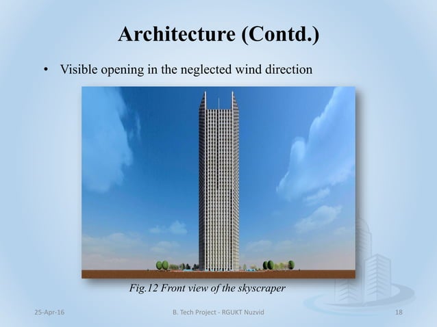 ARCHITECTURE, ANALYSIS AND DESIGN OF SKYSCRAPER | PDF | Civil ...