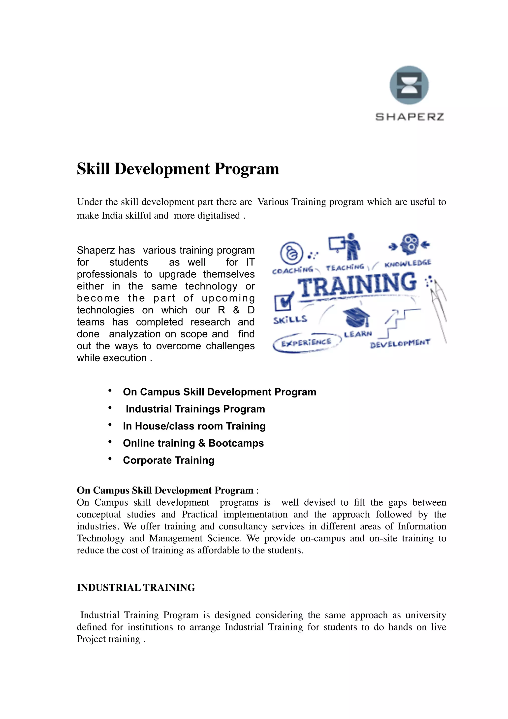 Shaperz Skill Development Profile | PDF