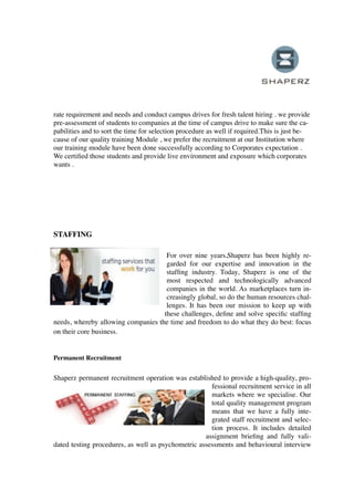 Shaperz Skill Development Profile | PDF