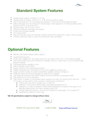 Hyper Sub specs | PDF