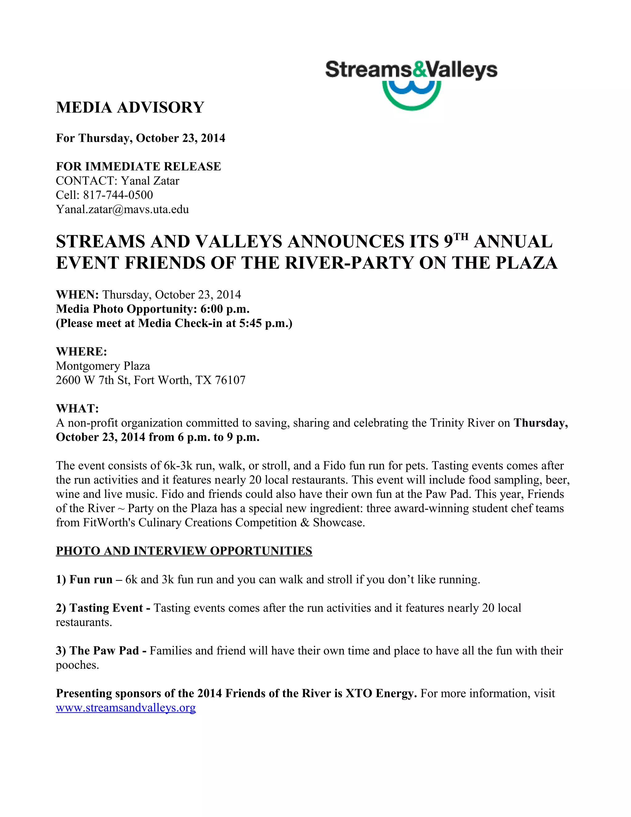 Yanal_Zatar_Media Advisory | DOC