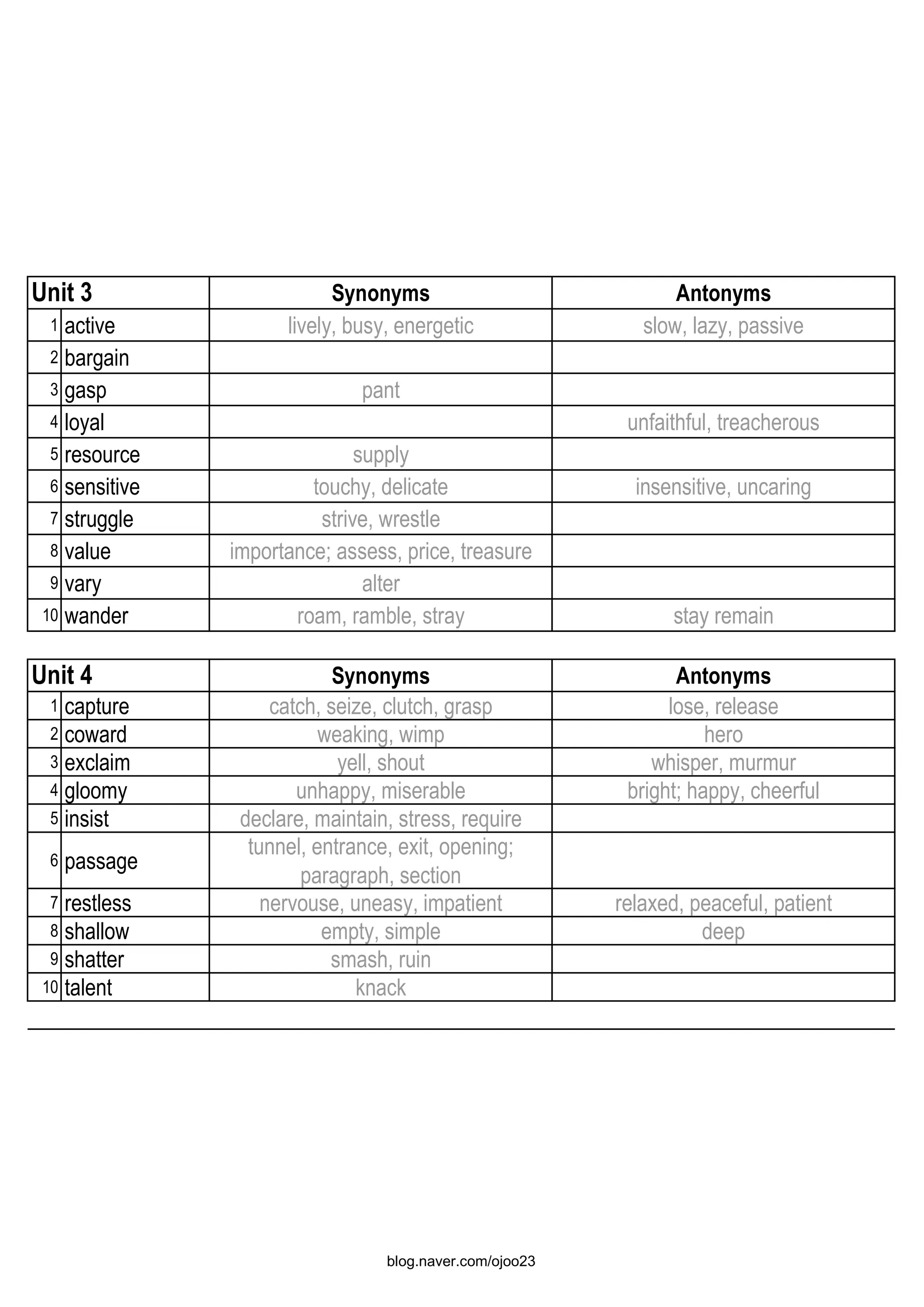 vocabulary workshop green book 4th grade | PDF