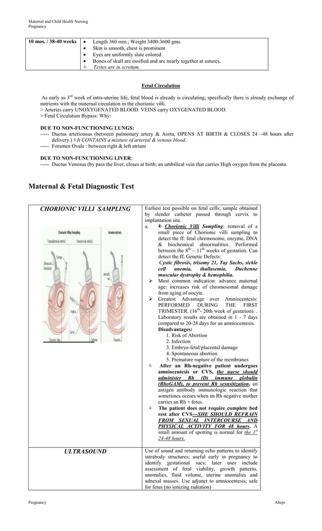 Pregnancy Handouts | PDF | Infertility | Reproductive Health