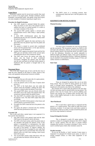 Mobility - Lifting and Moving | PDF