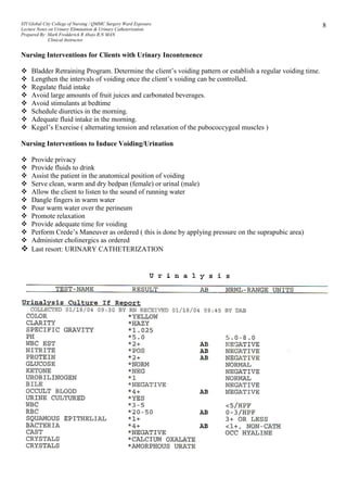 Urinary Catheterization Handouts | PDF