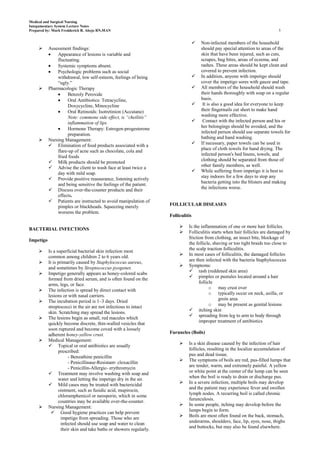 Integumentary Handouts | PDF