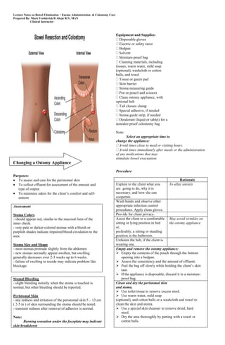 Bowel Elimination | PDF