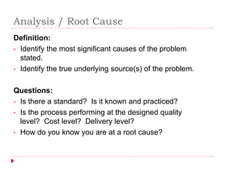 Introduction to Lean and PDSA Thinking | PPT
