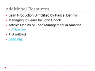 Introduction to Lean and PDSA Thinking | PPT