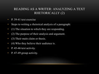 EN 106 Chapters 1 & 2 Greene & Lidinsky | PPTX