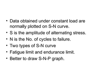 Fatigue testing and fatigue characteristics | PPT