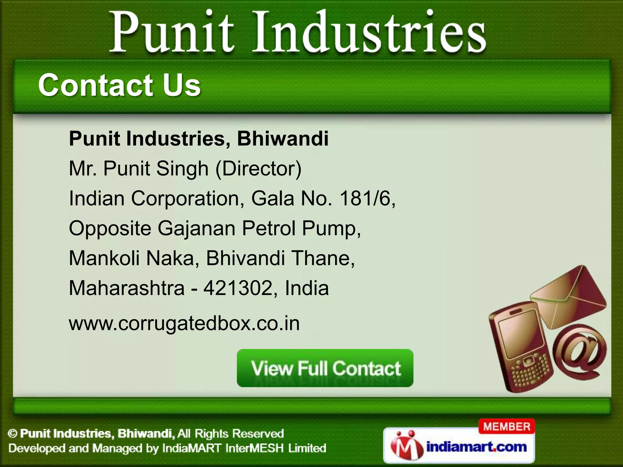 Punit Industries, Maharashtra india | PPSX