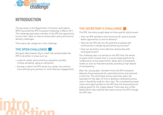 VPS Innovation Challenge 2011 | PPT