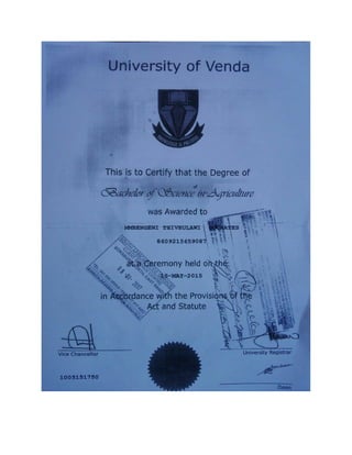 university certificate | PDF