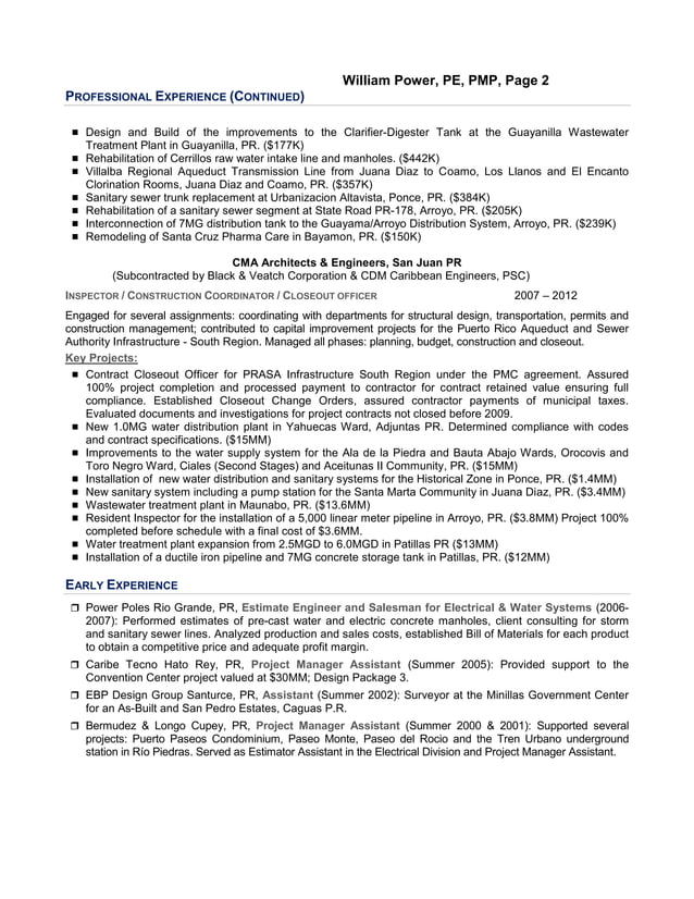 William Power Resume | PDF