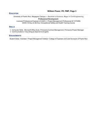 William Power Resume | PDF