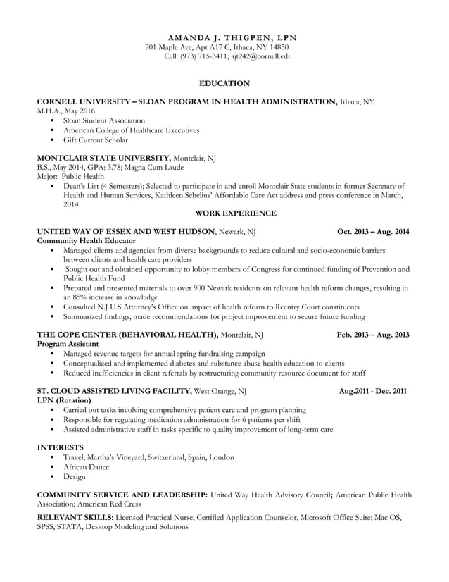 Thigpen_Amanda_Resume Revised | PDF