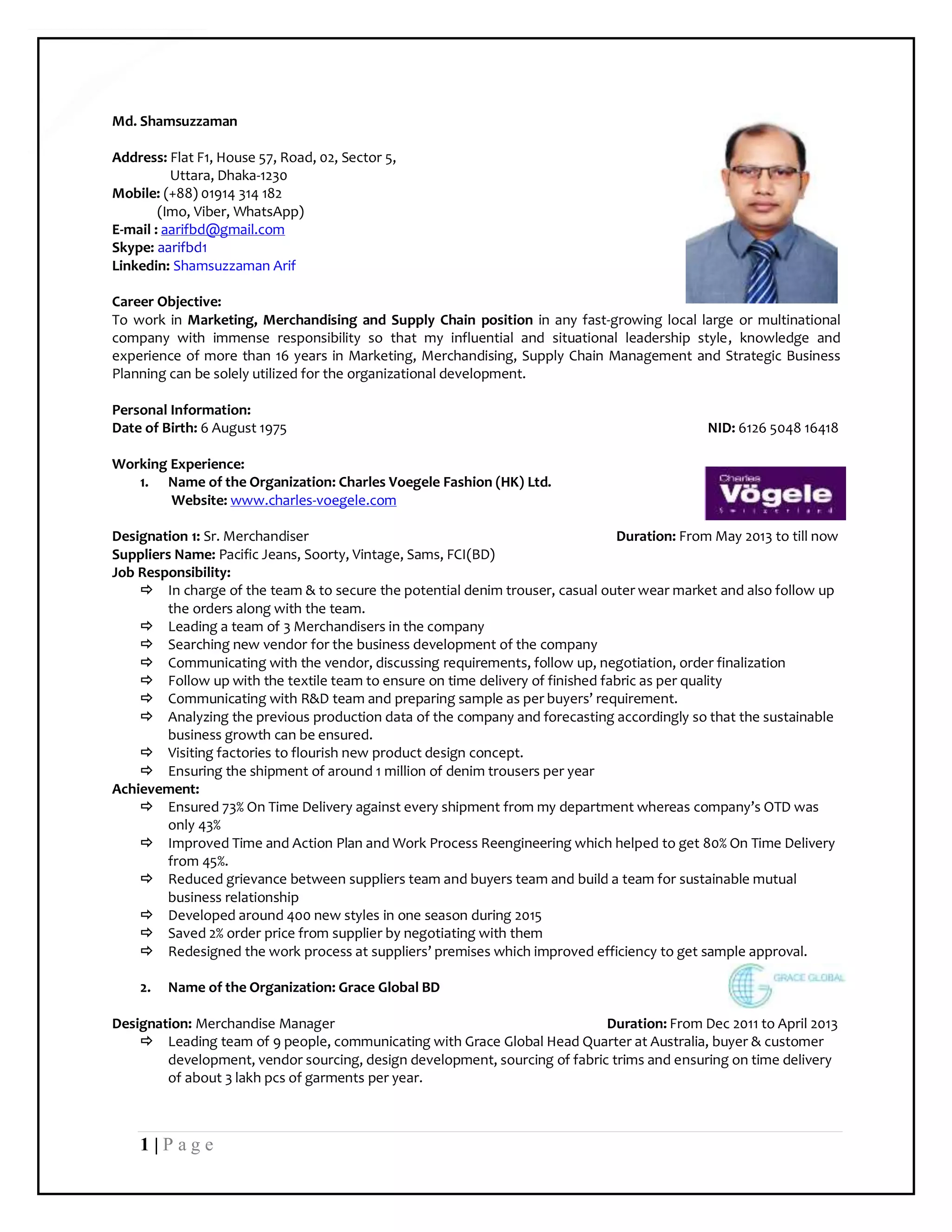 Arif Resume(1) | PDF