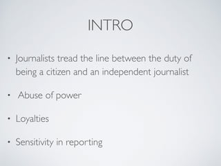 Crime & Journalists Presentation | PDF