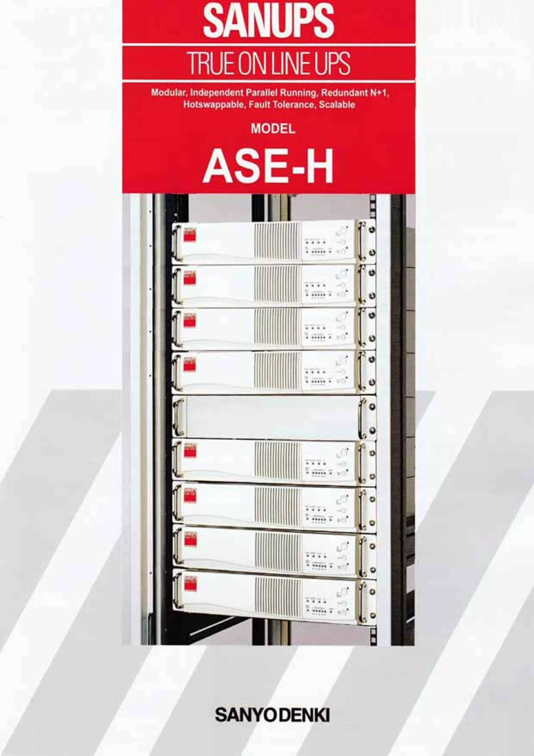 Brosur UPS Sanyo Denki ASE-H | PDF