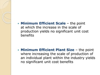 Economies of Scale | PPTX