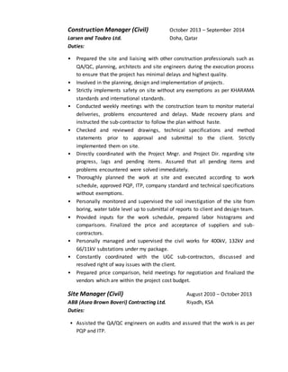 Civil Engineer 2 | DOCX