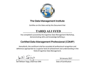 CDMP_workshop_certificate | PPT