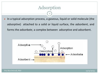 Kinetics & Modeling of Adsorption Process.pptx