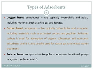Kinetics & Modeling of Adsorption Process.pptx