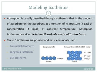 Kinetics & Modeling of Adsorption Process.pptx