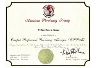 CPPM Certificate | PPT