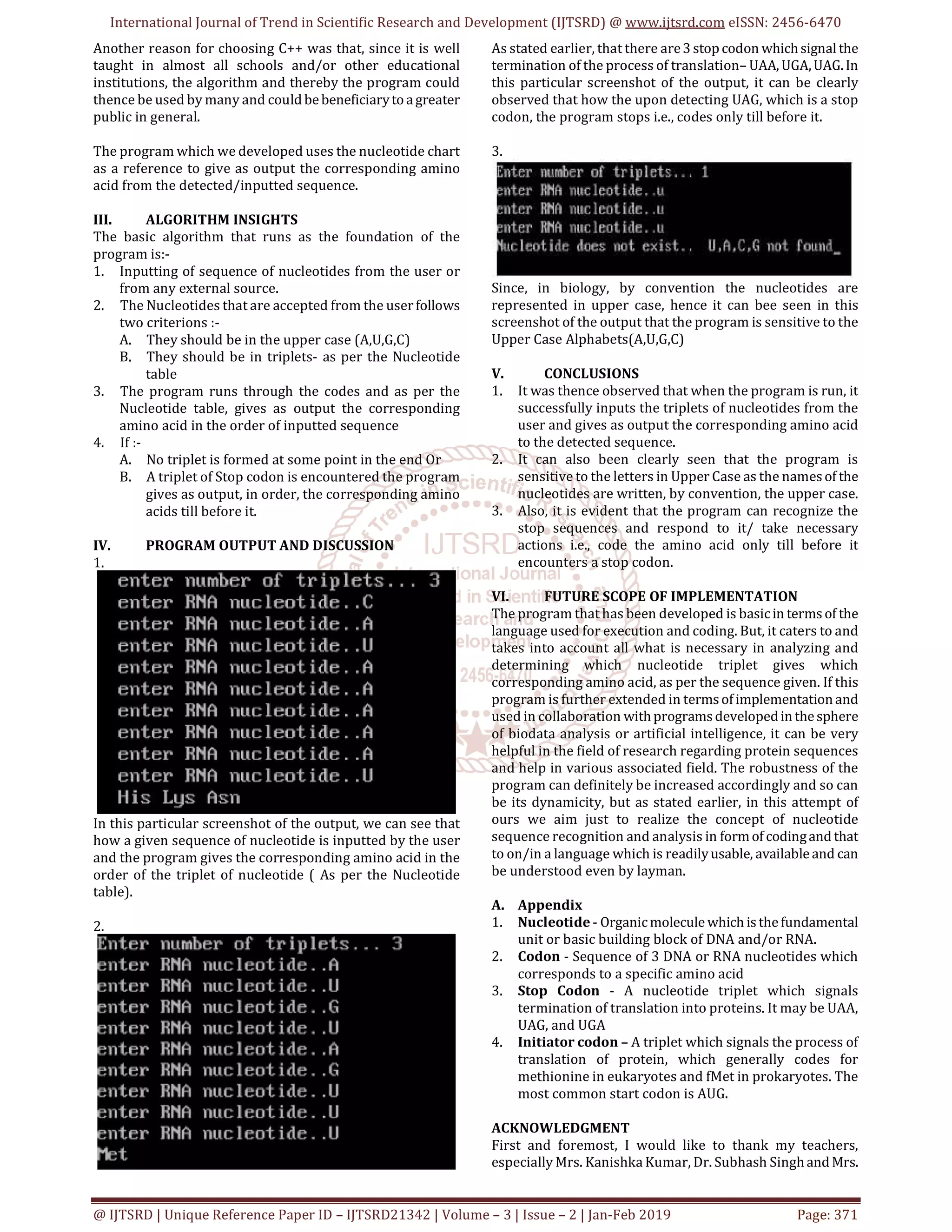 Computational Analysis Of Rna Nucleotide Sequences Pdf
