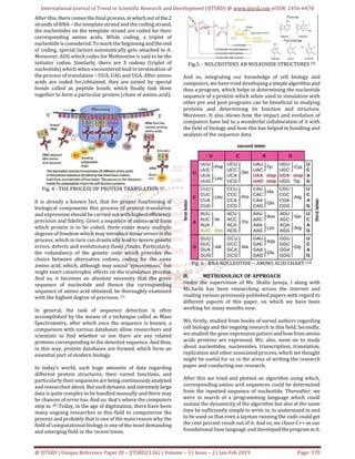 Computational Analysis of RNA Nucleotide Sequences | PDF
