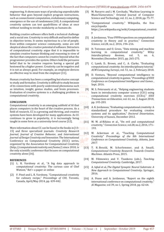 Computational Creativity | PDF