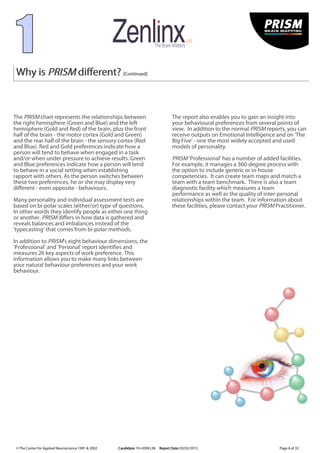Anew Lin PRISM Report | PDF