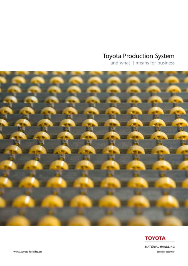 Toyota Production System Brochure | PDF